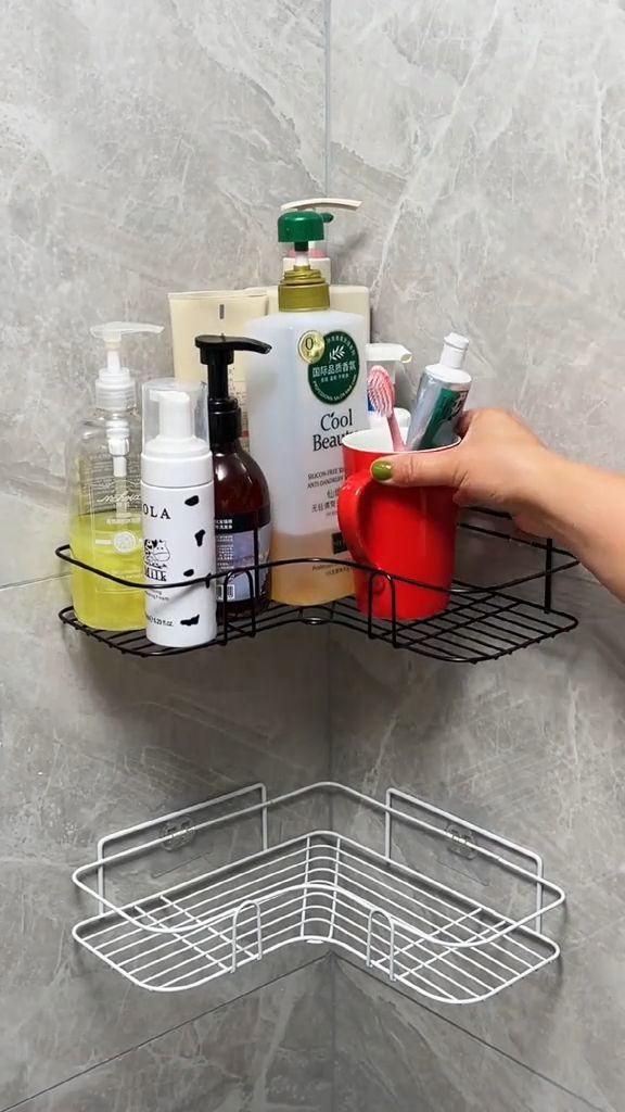 Wopitues Floating Shelves With Black Metal Guardrail Shelves For Wall