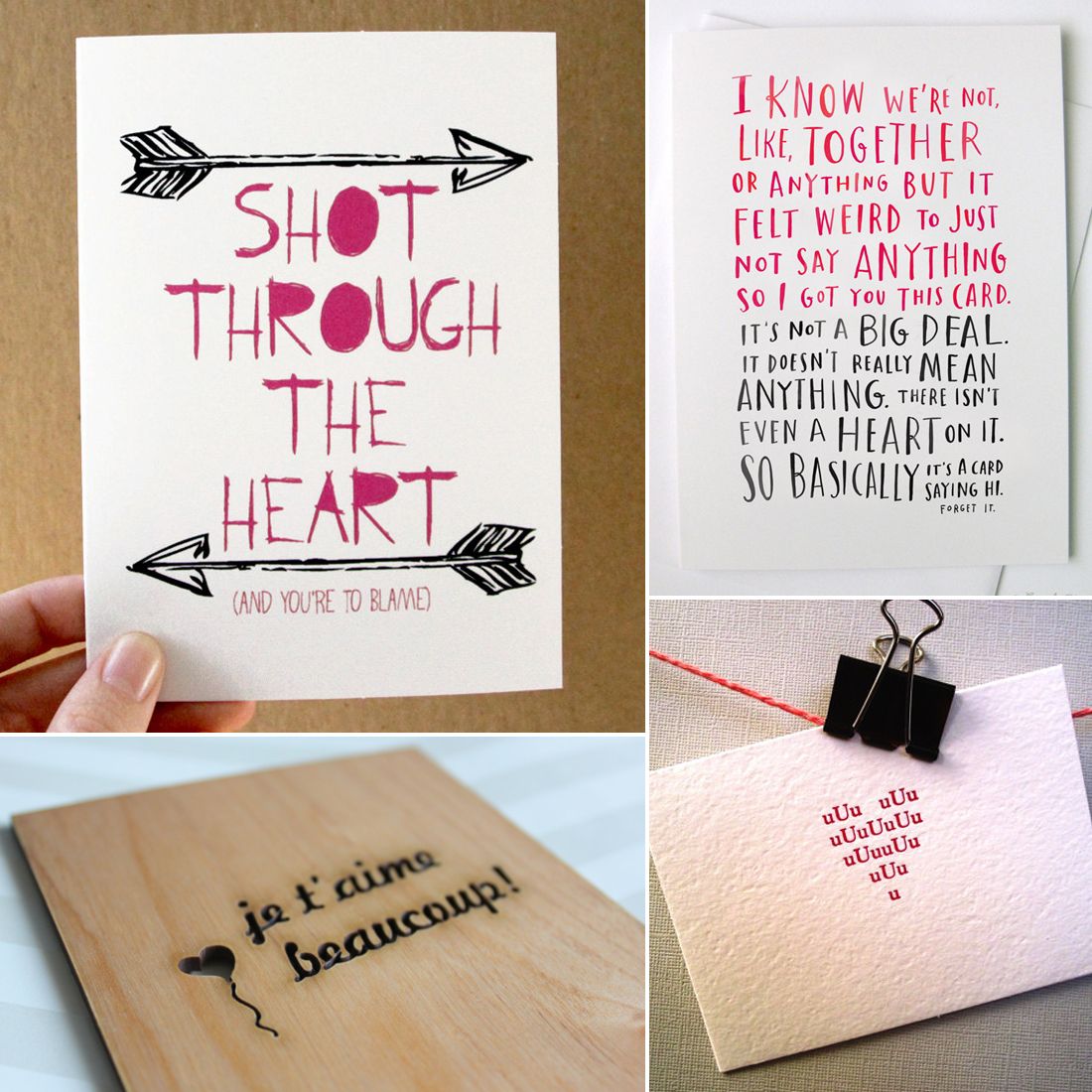 Etsy Finds Sweet Snarky And Clever Valentines Day Cards My Funny