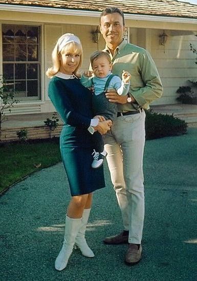 Barbara Eden And Husband Michael Ansara With Their Son Matthew Born August 29 1965 1966
