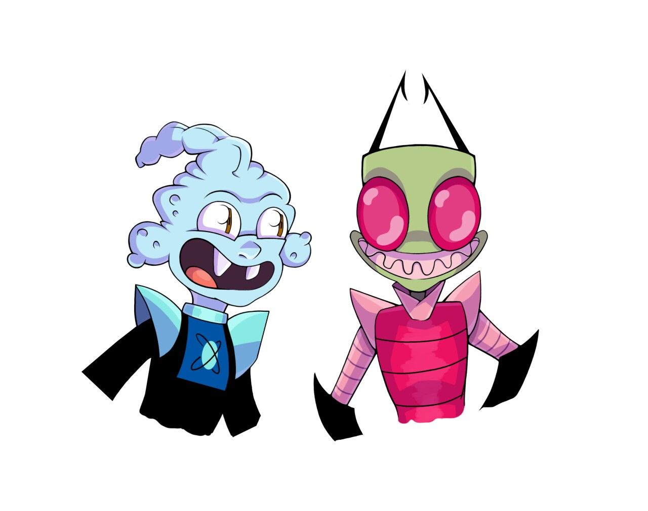 Zim And Is That Dib Invader Zim Zim Dib Rivals Zadr Invader Zim Disney