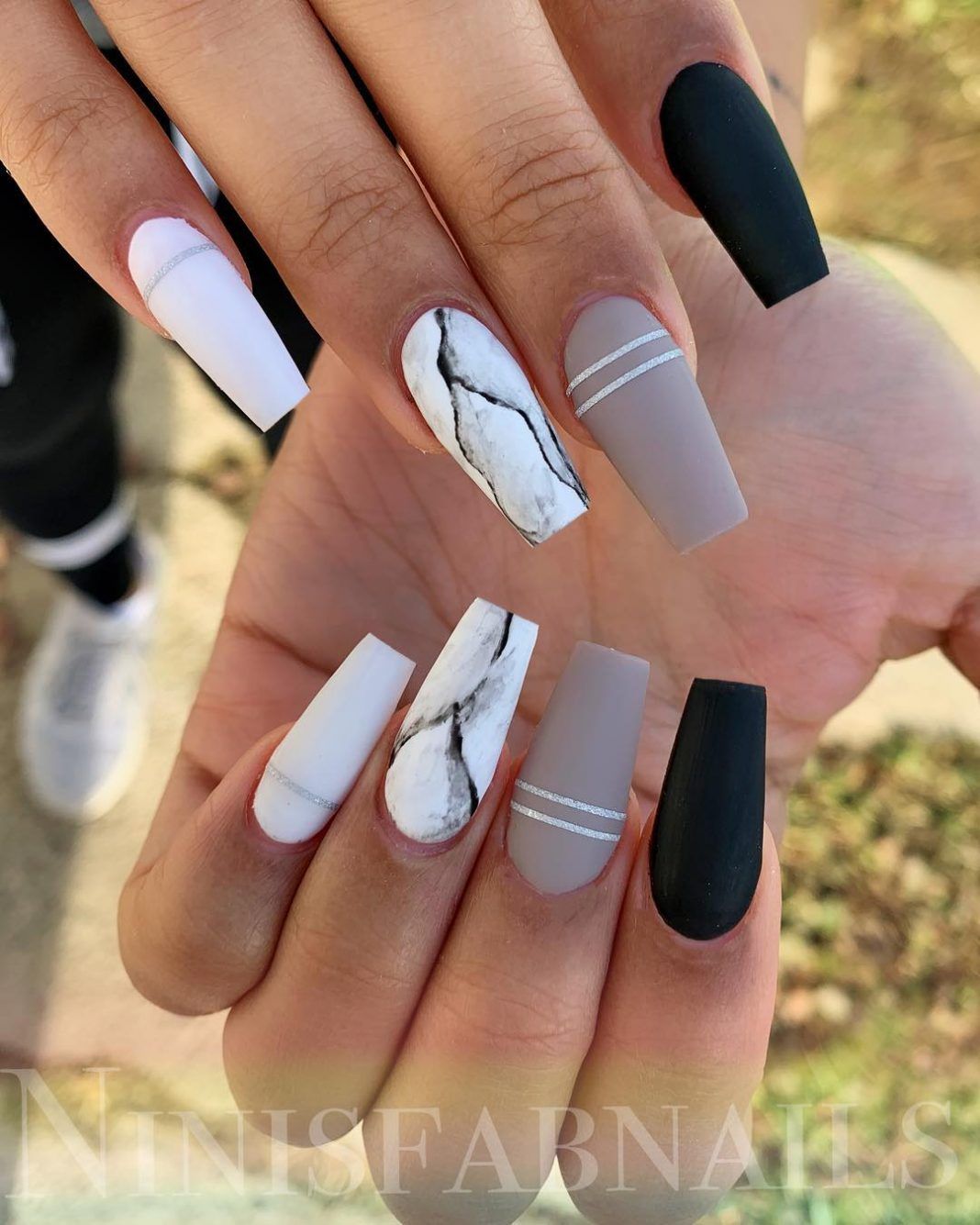 36 Best Coffin Nail Designs You Should Be Rocking In 2020 Artofit
