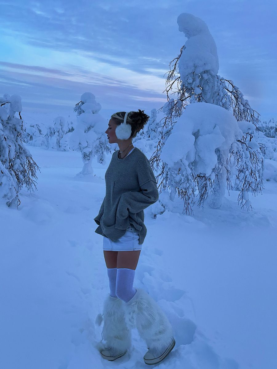 Fur Legwarmers In 2021 Snow Trip Winter Aesthetic Winter Fits