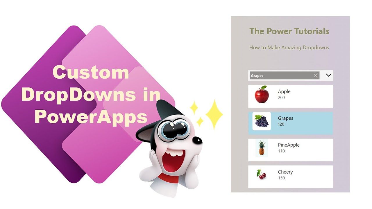 Custom Dropdown in PowerApps | Dropdown/Combobox with Image field in ... Custom Dropdown in PowerApps | Dropdown/Combobox with Image field in ...