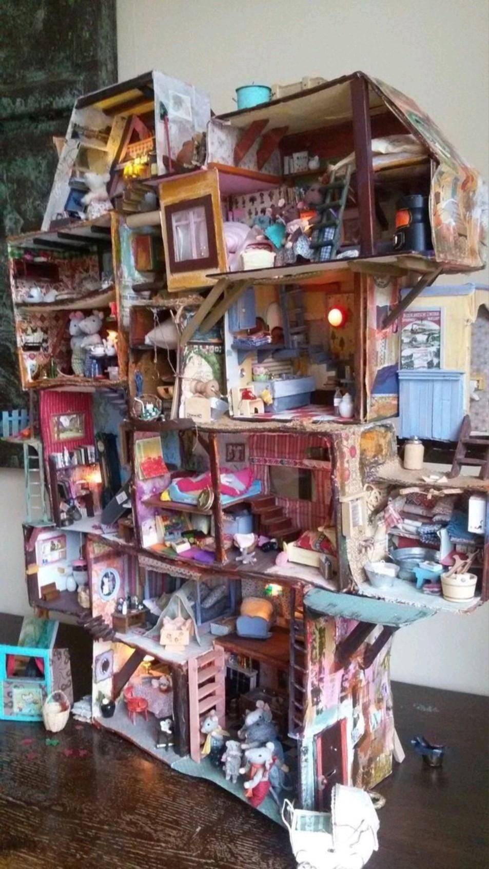 Cuteroom A 016 Time Travel Diy Wooden Dollhouse Miniature Kit Doll