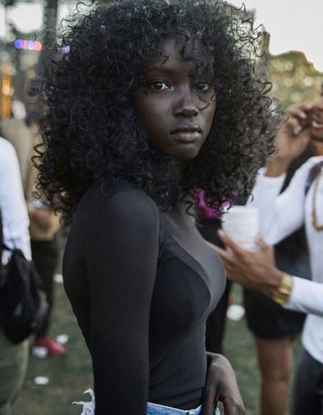 Anok Yai Dark Skin Girls Beautiful Dark Skin Dark Skin Women