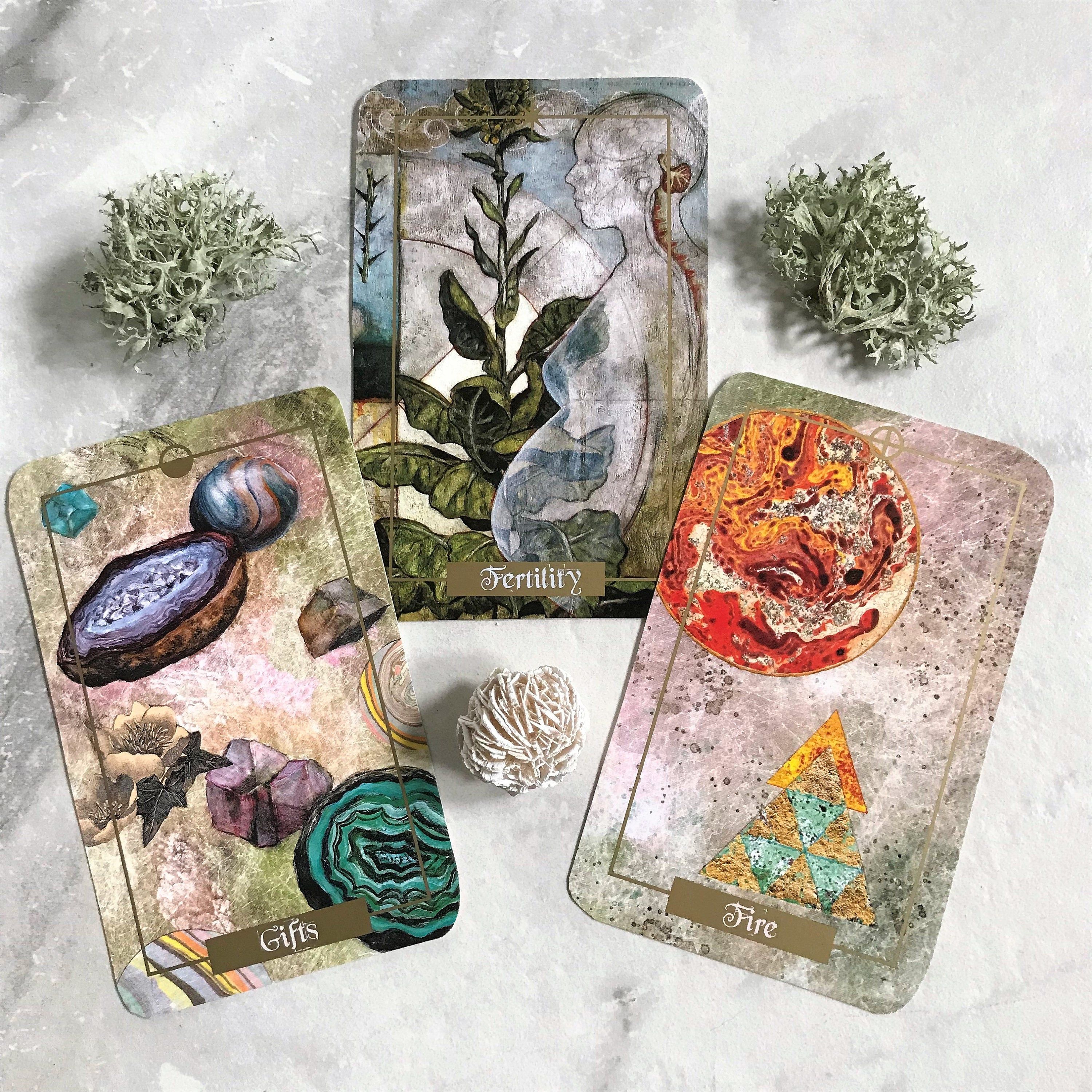 Illuminated Earth Oracle Card Deck Oracle Deck Oracle Cards Etsy France Divination Cards