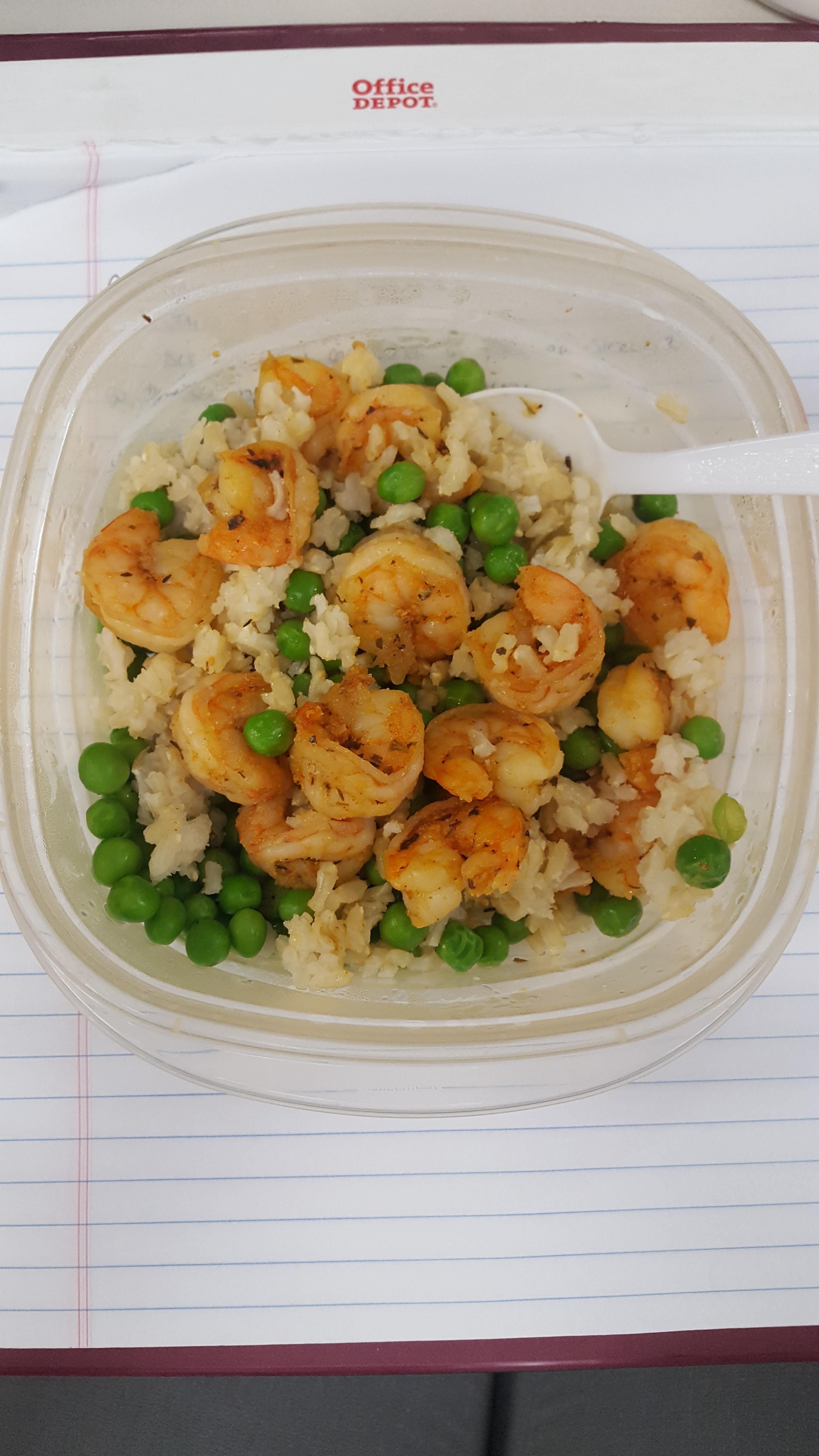 My Meal Prep From This Sunday Seasoned Shrimp Peas And Brown Rice Healthy Meal Prep Healthy