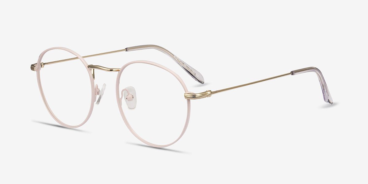 Wistful Round Matte Pink Glasses For Women Eyebuydirect