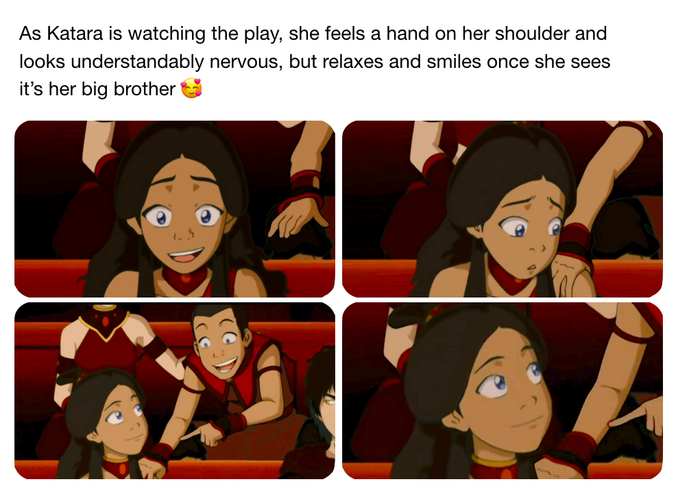 Wholesome Katara And Sokka Moment Thelastairbender In 2022 Avatar Funny Avatar The Last