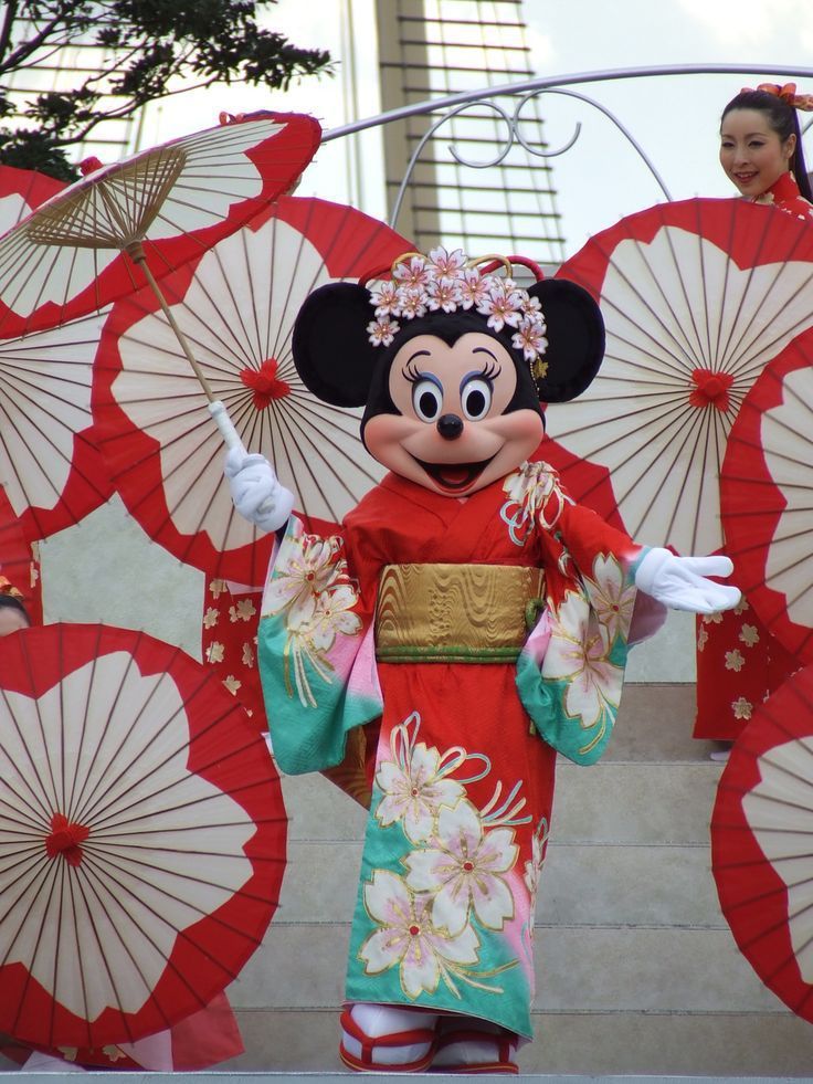 Minnie Mouse Wearing A Kimono At Tokyo Disney Sea Tokyo Disney Sea Disney Sea Disney Tokyo