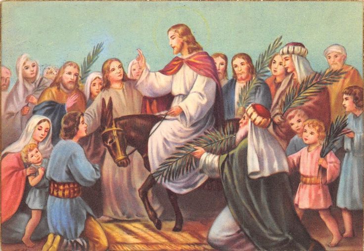 Ese día, Jesús entró en Jerusalén sentado sobre un pollino, el cual ... Ese día, Jesús entró en Jerusalén sentado sobre un pollino, el cual ...