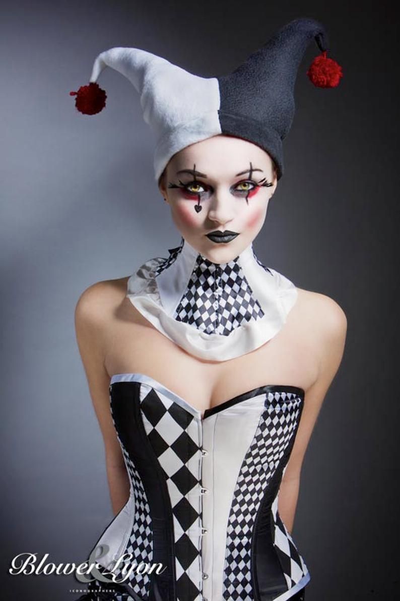 Harlequin Corset Harlequin Cosplay Harlequin Costume Uk Etsy Uk