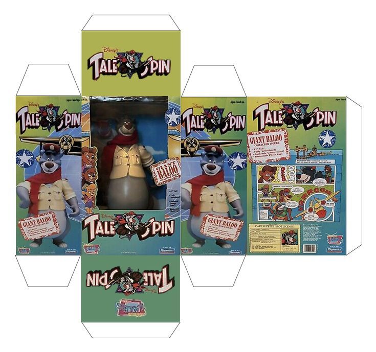 Tale Spin Baloo Figure Box Artofit