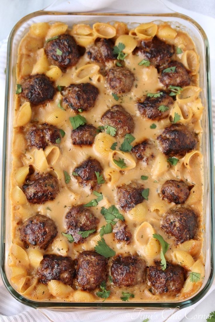 Swedish Meatball Pasta Bake Recipes Ground Beef Dishes Cooking Recipes