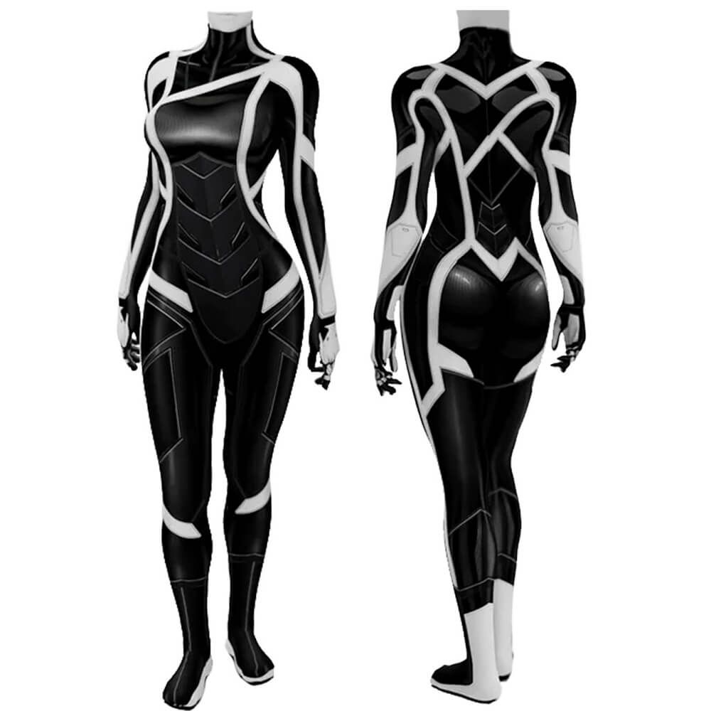 Takerlama Spider Man 2 Black Cat Bodysuit Superheroe Cosplay Costume