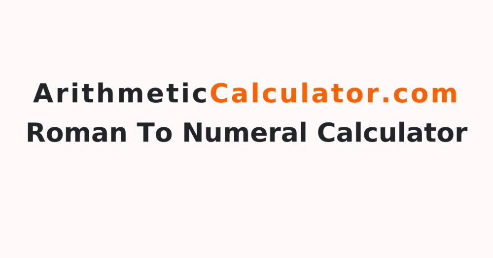 Free Roman Numerals Converter is useful to convert numbers into roman ... Free Roman Numerals Converter is useful to convert numbers into roman ...
