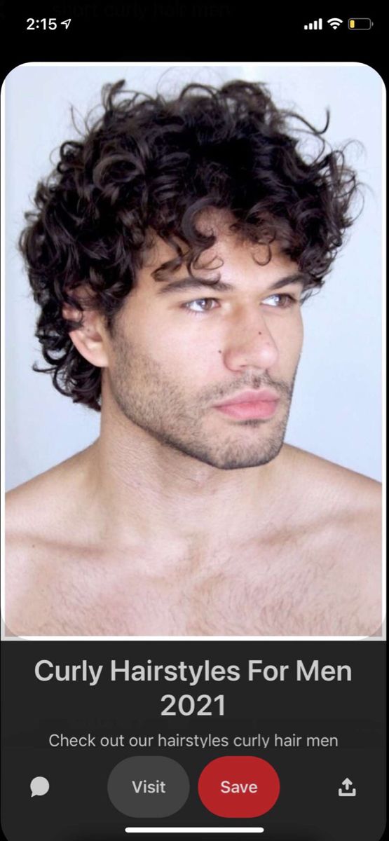 Pin By Jenny Fuerst On Hair And Make Up Curly Hair Men Mens Hairstyles