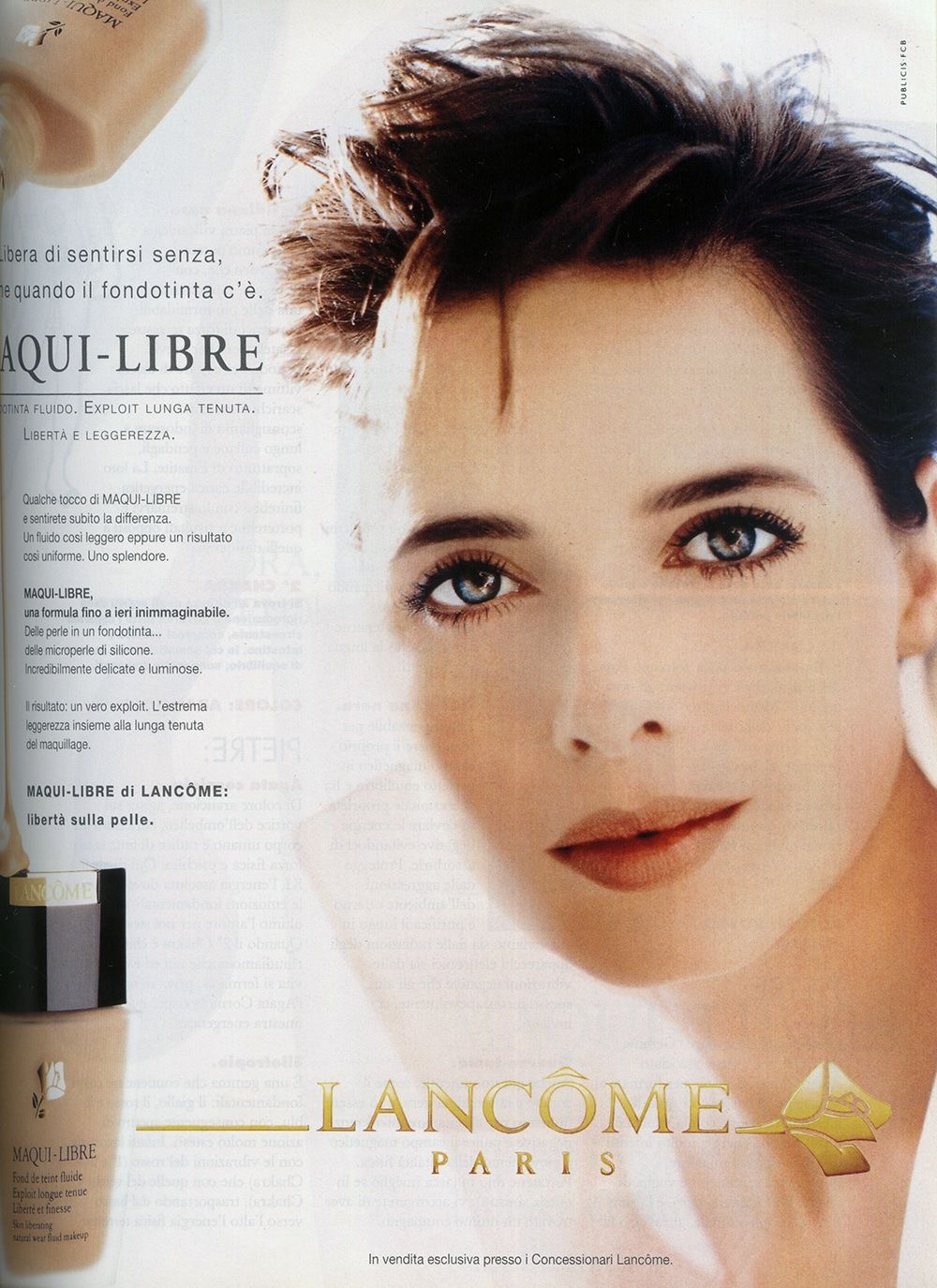 Isabella Rossellini Lancome 1995 — Isabella Rossellini Beauty Advertising