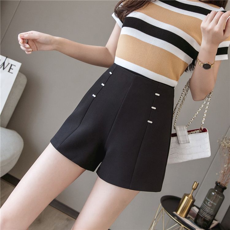 Elegant High Waist Wide Leg Loose Shorts Ropa De Moda Ropa Moda