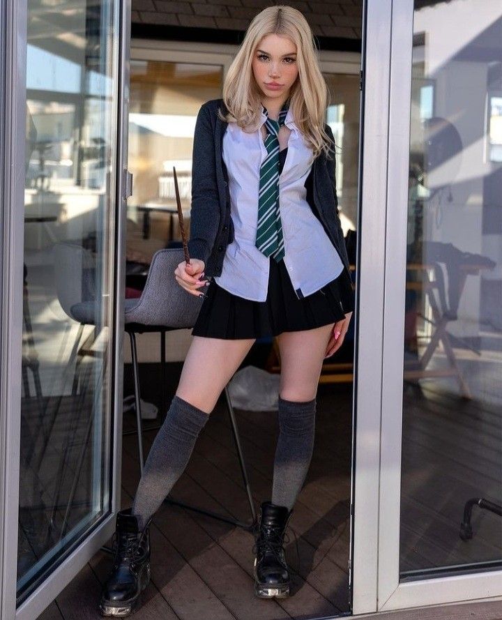 School Girl Skater Skirt Punk Cosplay Lingerie Photo And Video Instagram Photo Skirts Beauty