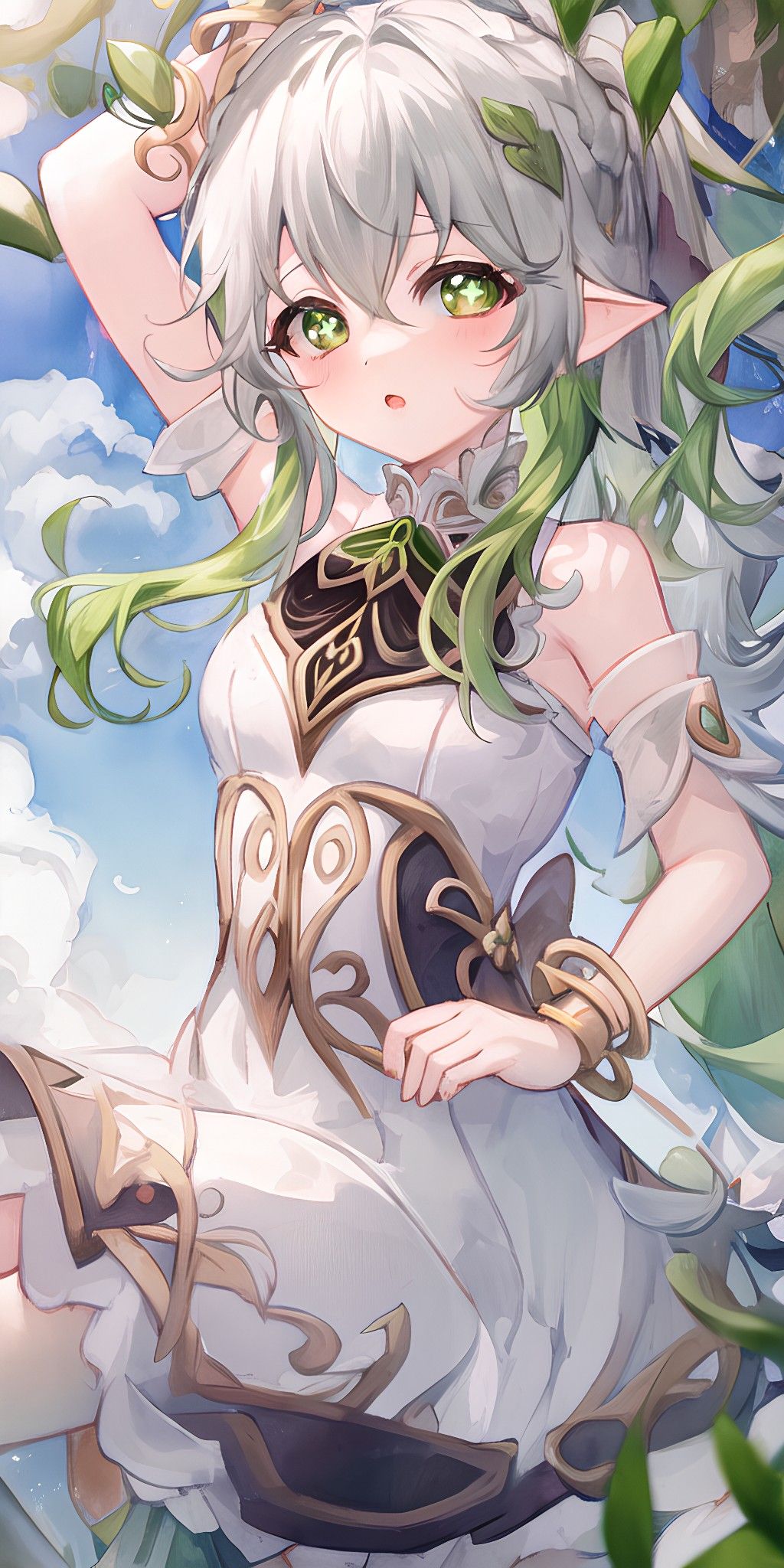 原神 ナヒーダ(纳西妲) 辉夜姬のイラスト Pixiv Anime Art Cute Anime Character Anime Elf