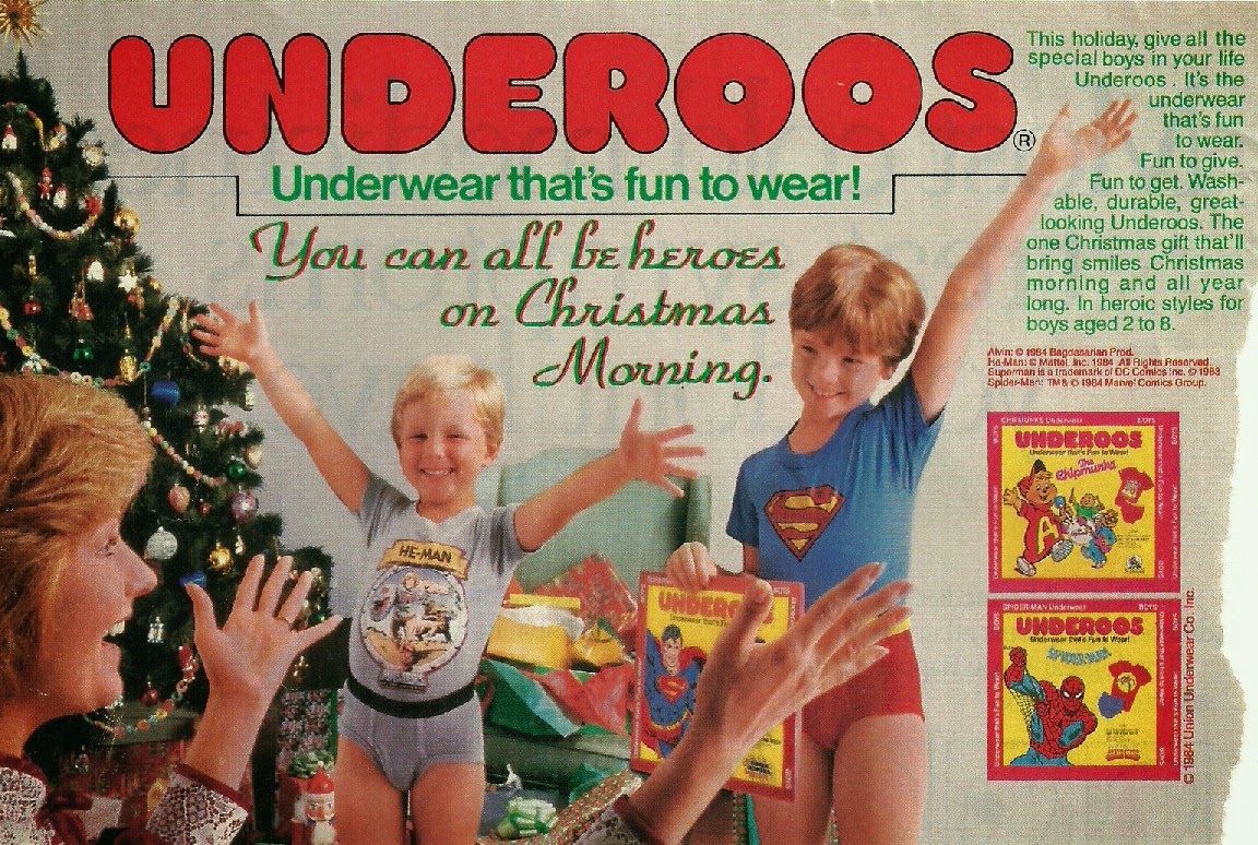 Image Result For Christmas Underoos Underoos Vintage Ads Christmas Past
