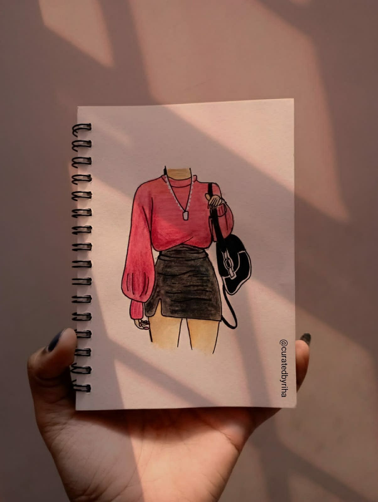 Outfit Illustration Drawing 🖤🎴🧛♀️ Mini Drawings Sketch Book Girly Art Illustrations
