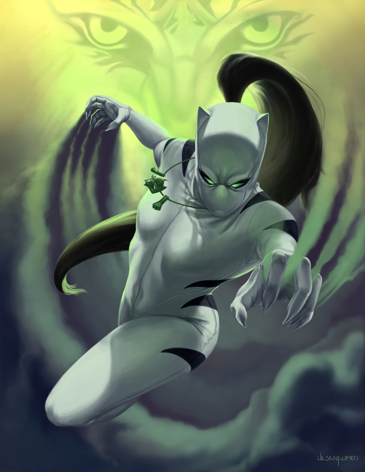 Artstation White Tiger Hasan Ahmed Comics Artist Comic Art Marvel Art