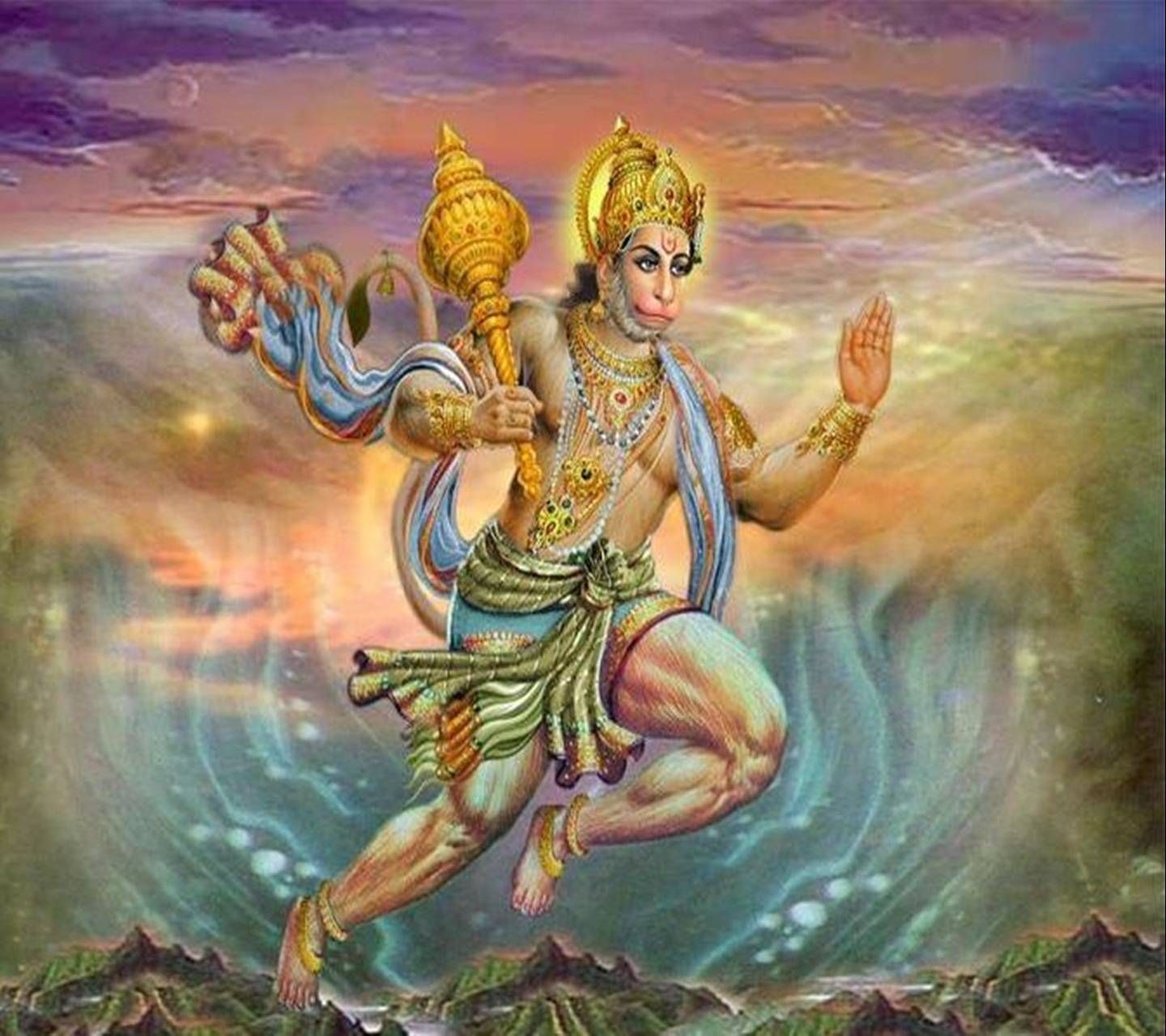 Flying Hanuman Images