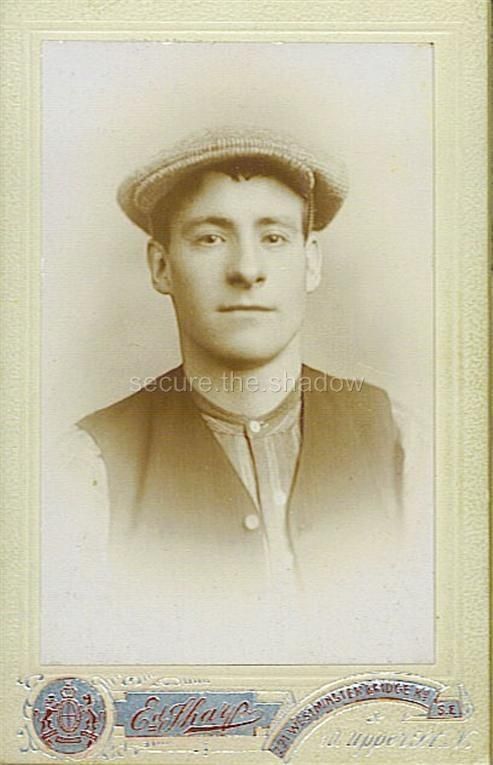Mens Edwardian Working Class Clothing Cdv Very Handsome Young Edwardian Working Class Man Cap