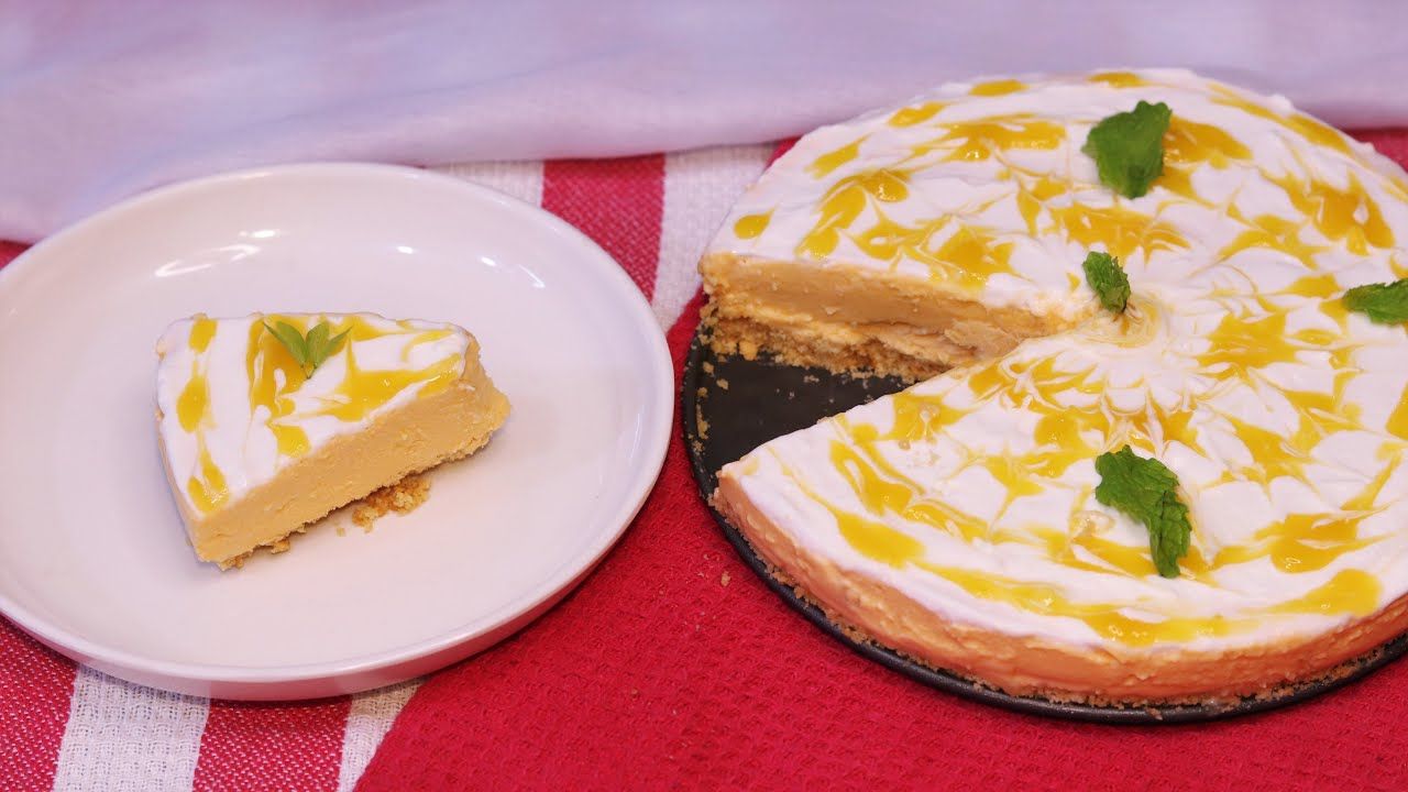 No Bake Mango Cheese Cake