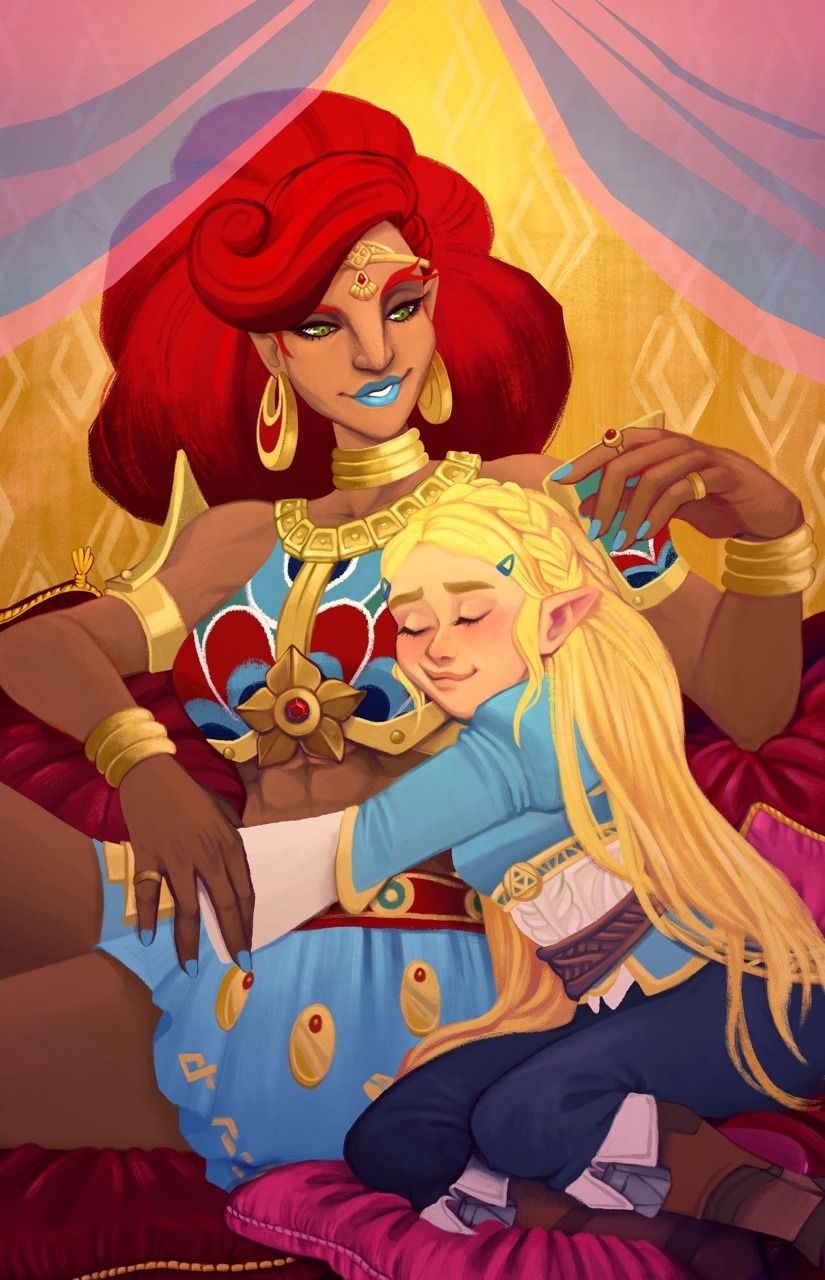 Urbosa X Zelda Tumblr The Legend Of Zelda Legend Of Zelda Memes Legend Of Zelda Breath
