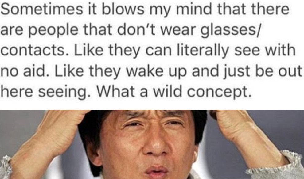 50 Memes About Wearing Glasses That Will Make You Laugh Until Your Eyes Water Laughing So Hard