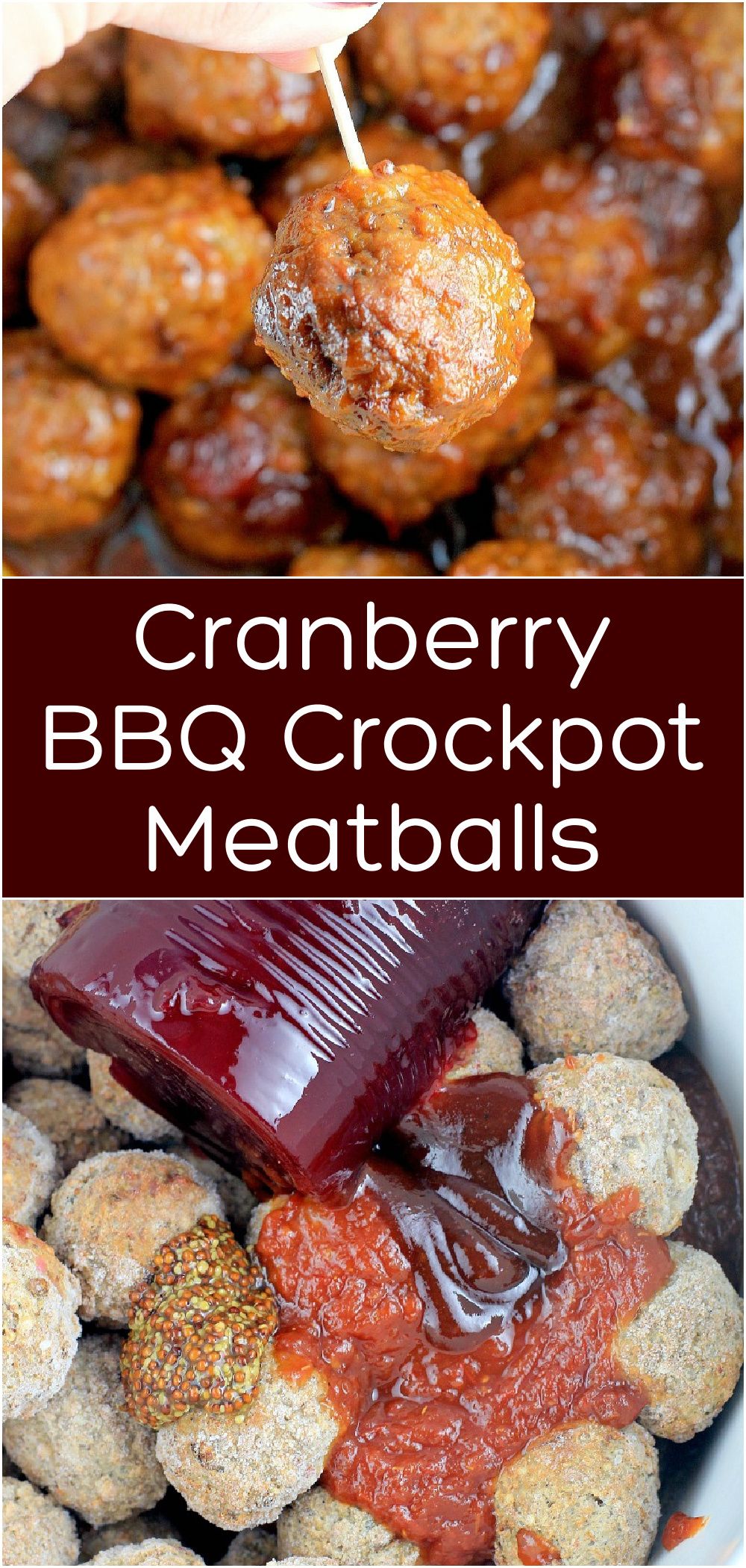 Sweet And Tangy Cranberry Bbq Crockpot Meatballs