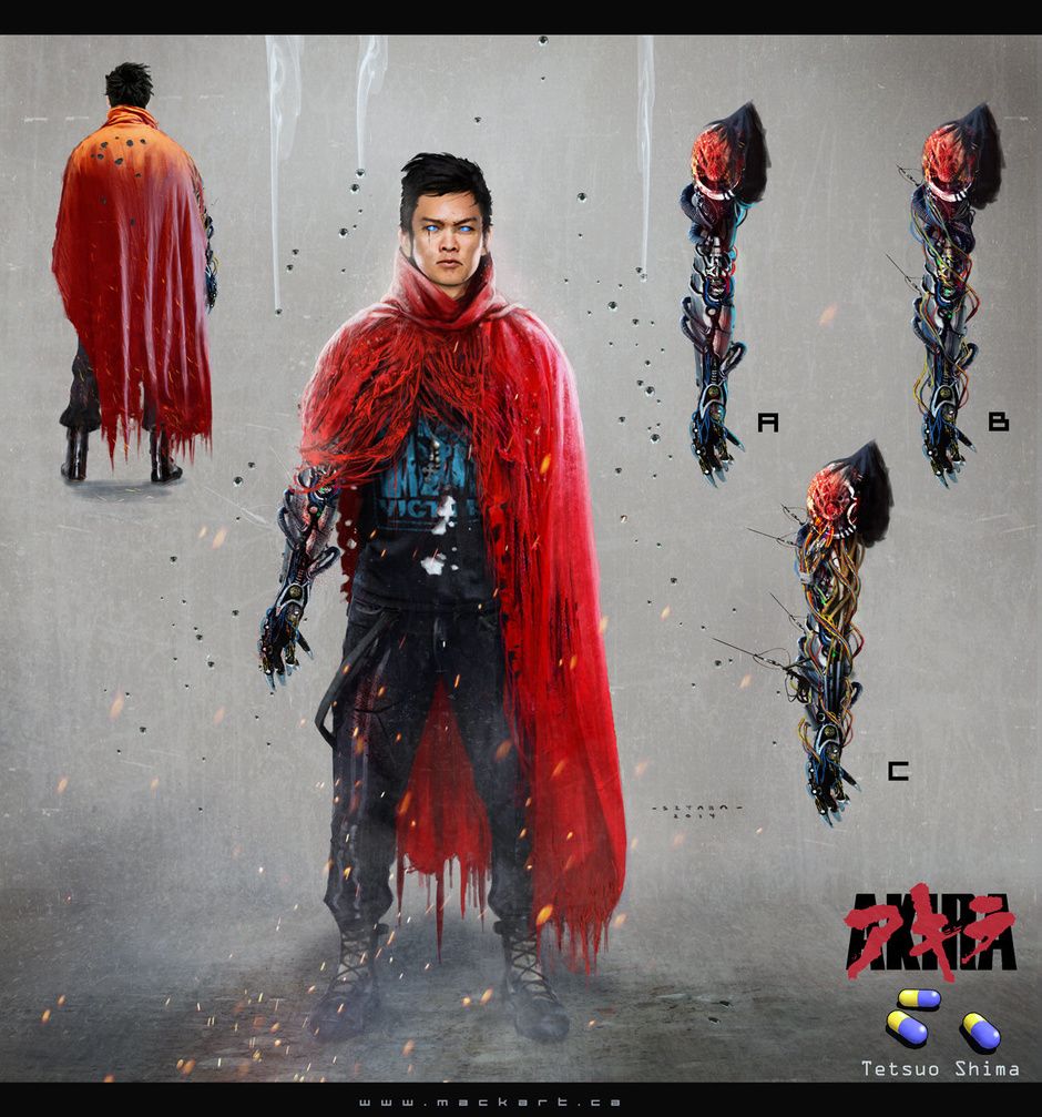 Tetsuo Shima By Mack Sztaba Sci Fi 2d Cgsociety Akira Tetsuo