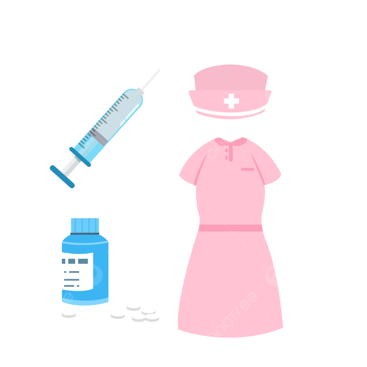 Syringe Nurse Cartoon Hats Hat Cartoons Hipster Hat Comics And