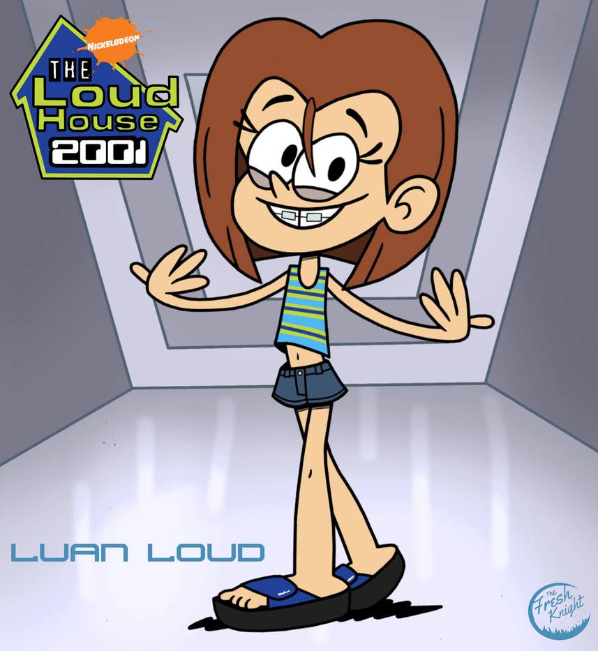 Luan Loud Early 2000s Au By Thefreshknight On Deviantart Loud House Sisters Loud House
