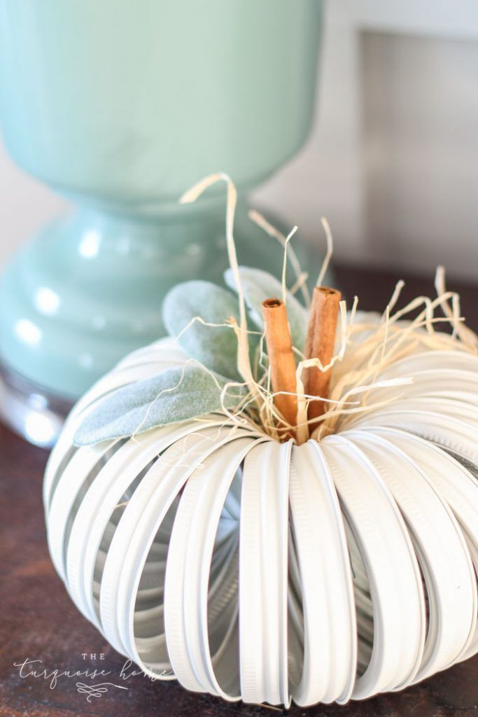 Mason Jar Lid Pumpkin Craft Lids Pumpkin Mason Jar Crafts Mason Jar Diy