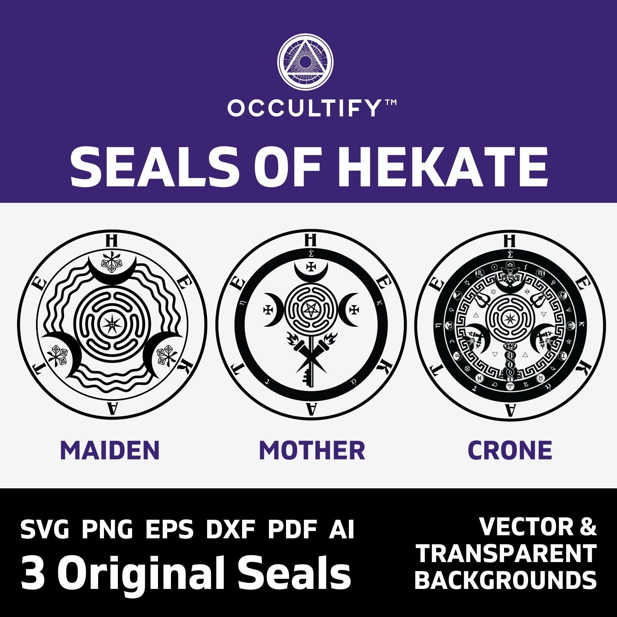 Triple Goddess 3 Seals of Hekate Hecate Digital Clipart - Etsy in 2023 ... Triple Goddess 3 Seals of Hekate Hecate Digital Clipart - Etsy in 2023 ...