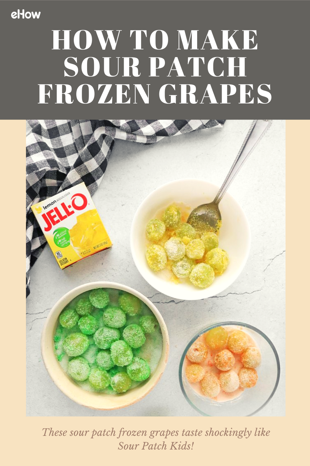 How to Make Sour Patch Frozen Grapes | eHow.com | Sour foods, Frozen ... How to Make Sour Patch Frozen Grapes | eHow.com | Sour foods, Frozen ...