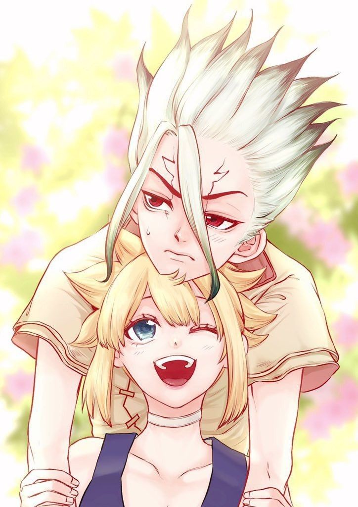 Zeniol On Instagram Senku X Kohaku💚 Anime Dr Stone 🧪🔬🧬 🌀follow Me Zeniol For More