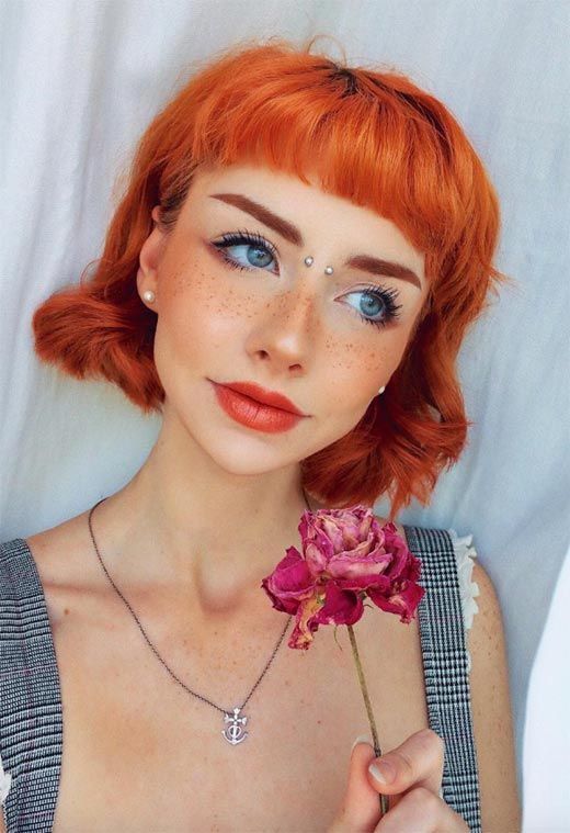 85 Marvelous Orange Frisur Für Süße Frauen Seite 4 Von 22 Orange