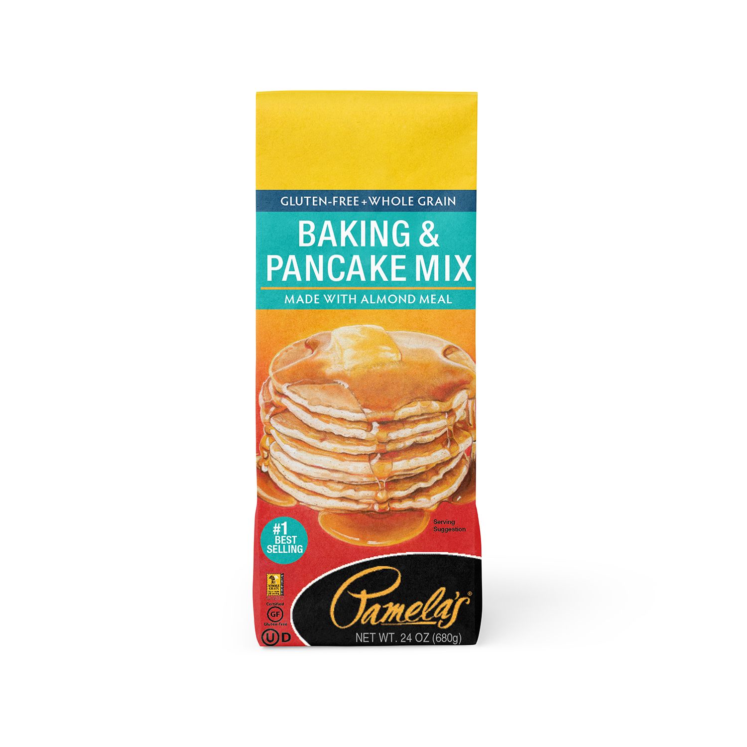 Pamelas Gluten Free Baking And Pancake Mix 24 Oz Bag Gluten Free