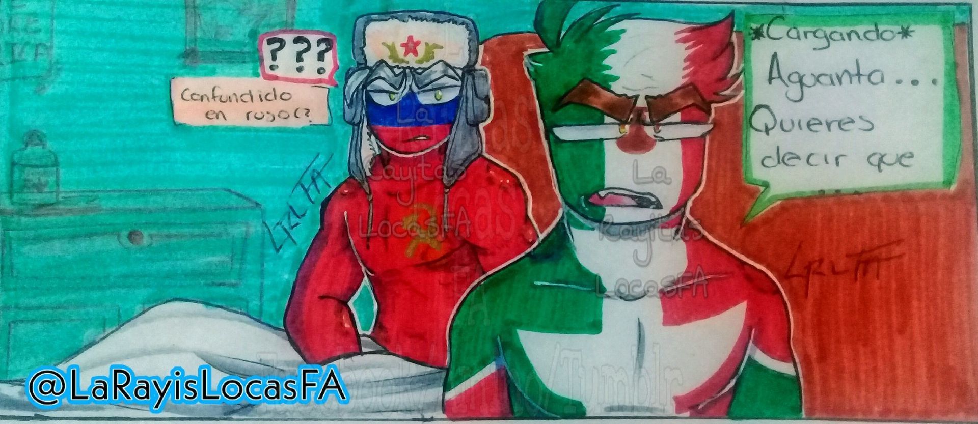 🇦🇶countryhumans Cómics Imágenes Y Más V🇬🇱 🇲🇽🇨🇱🇷🇺 22 Historietas Divertidas Cómics