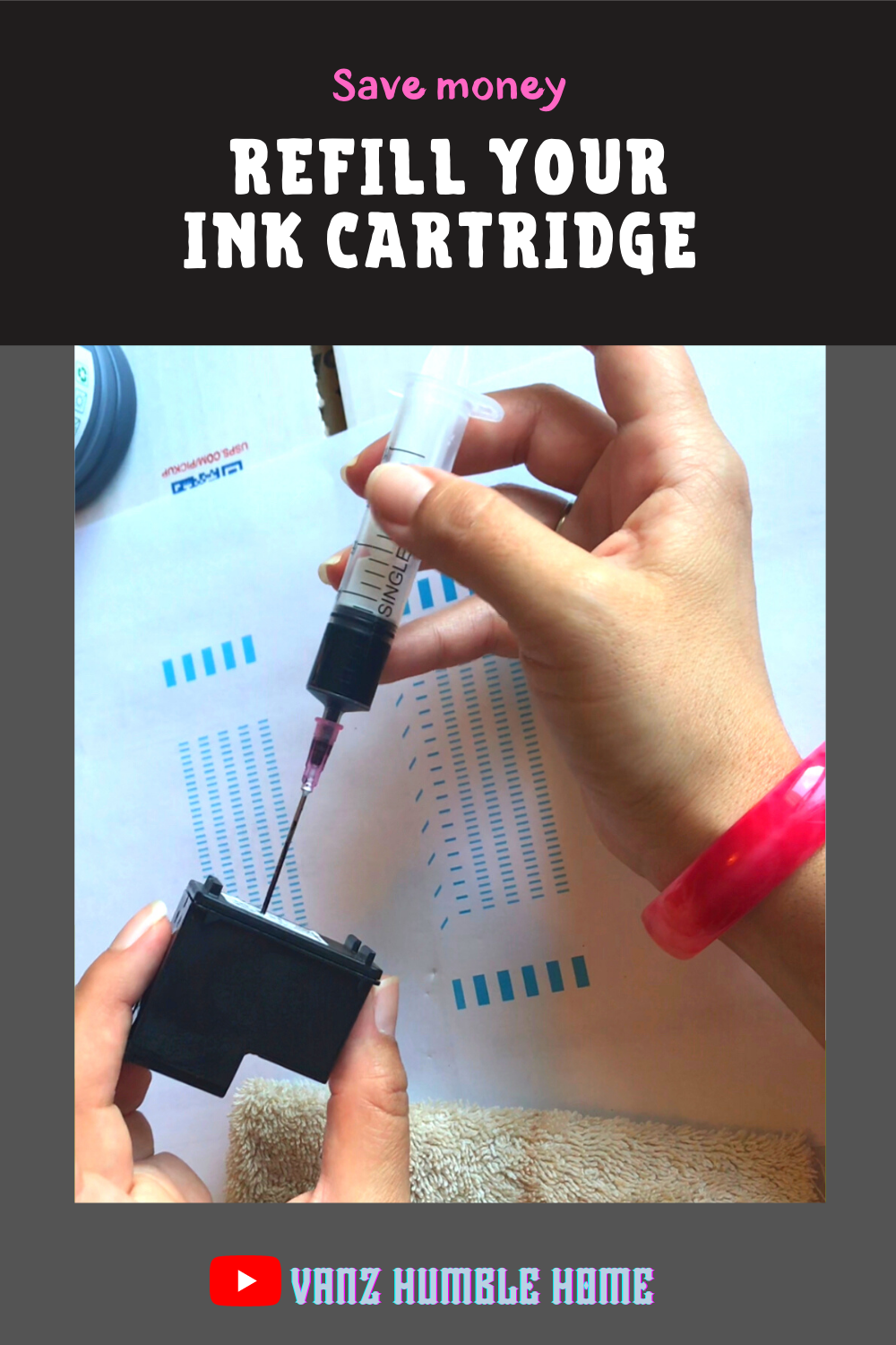 How To Refill Your Printer Ink Cartridge Save Money Easy Step By Step