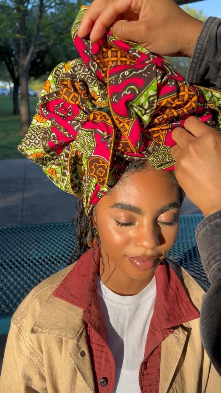 Yakoema On Instagram Simple Headwrap Tutorial