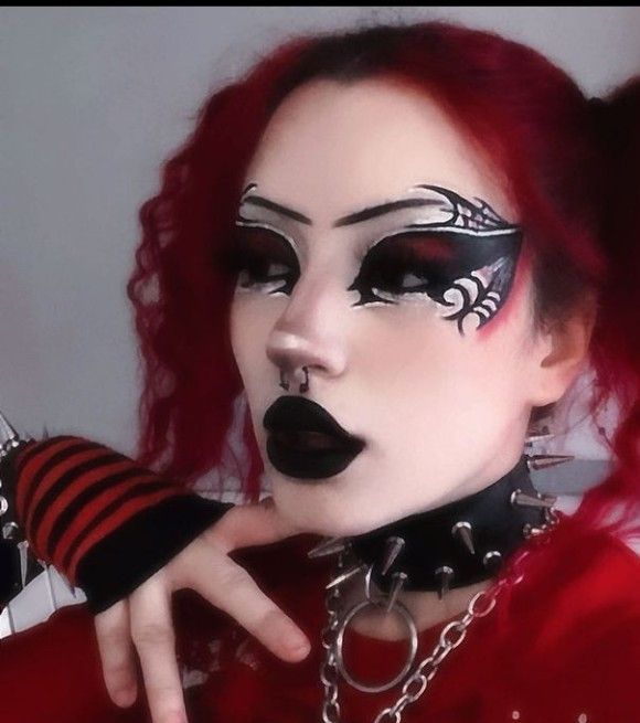 Pin On Carnaval Goth Eye Makeup Punk Makeup Fancy Makeup