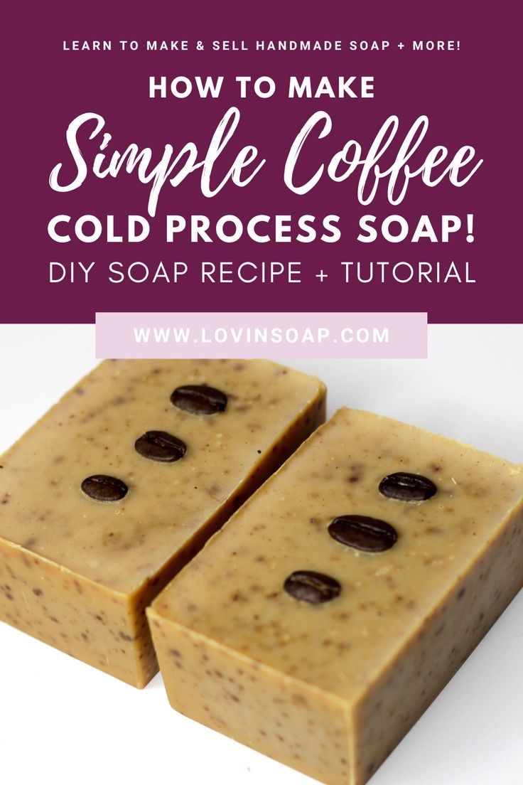 Simple Coffee Soap Recipe Homemade Soap Recipes Soap Recipes Diy