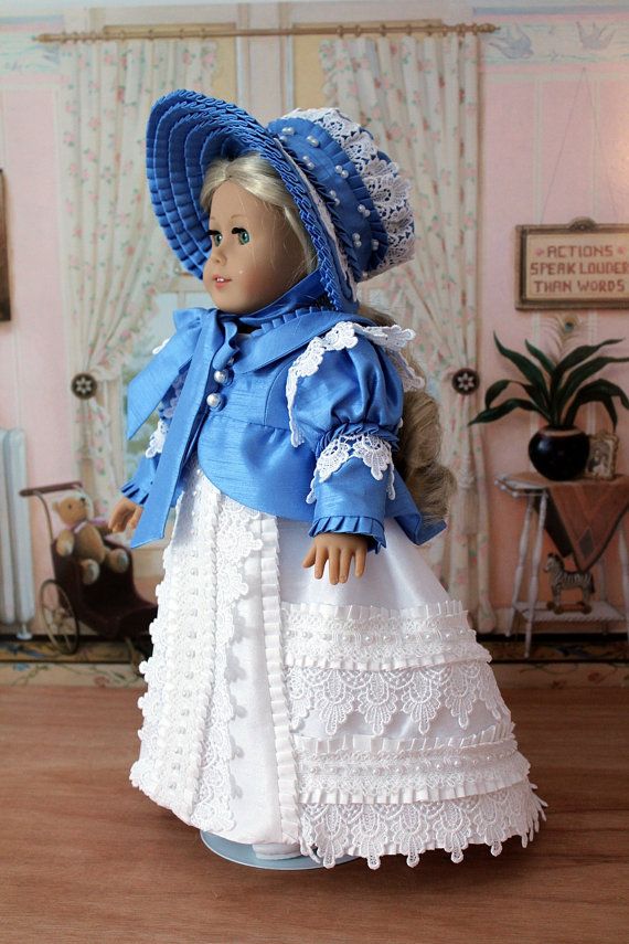 Regency Spencer Jacket And Bonnet For Caroline Etsy Doll Clothes