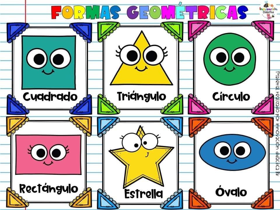 Pin De Lais En Desenho Impresso Figuras Geometricas Para Preescolar